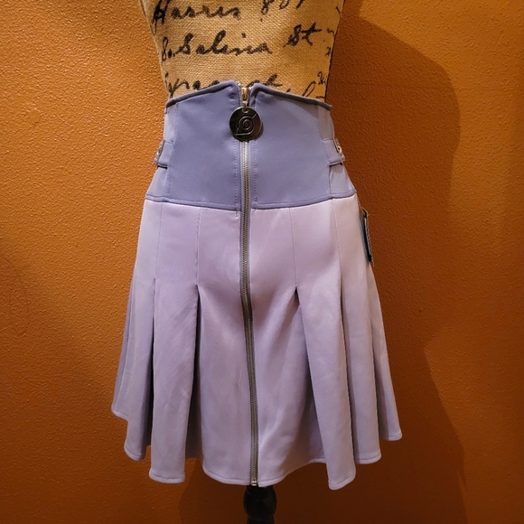 Spencer's | Skirts | Naruto Shippuden Hinata Zip Front Lilac Skater ...